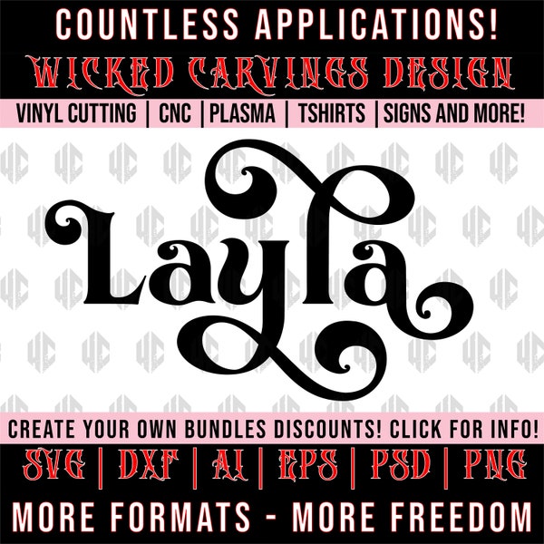 Layla Sign - Etsy