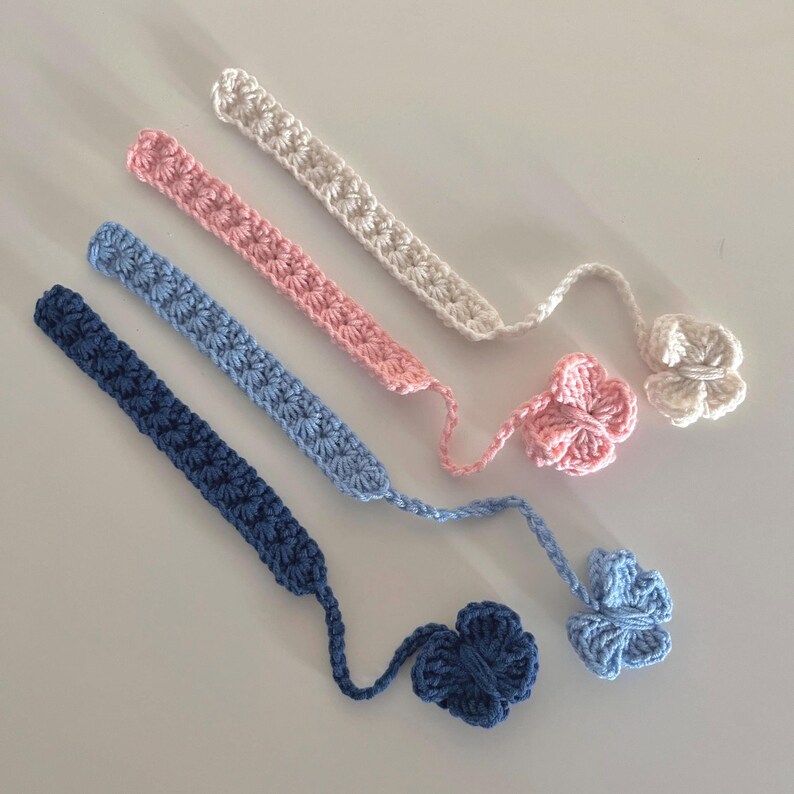 Crochet Bookmark With Butterfly Tassel, Handmade, Perfect Gift for Book ...