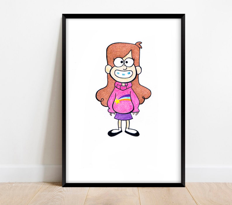 Gravity Falls Mable Merch Drawing | Etsy