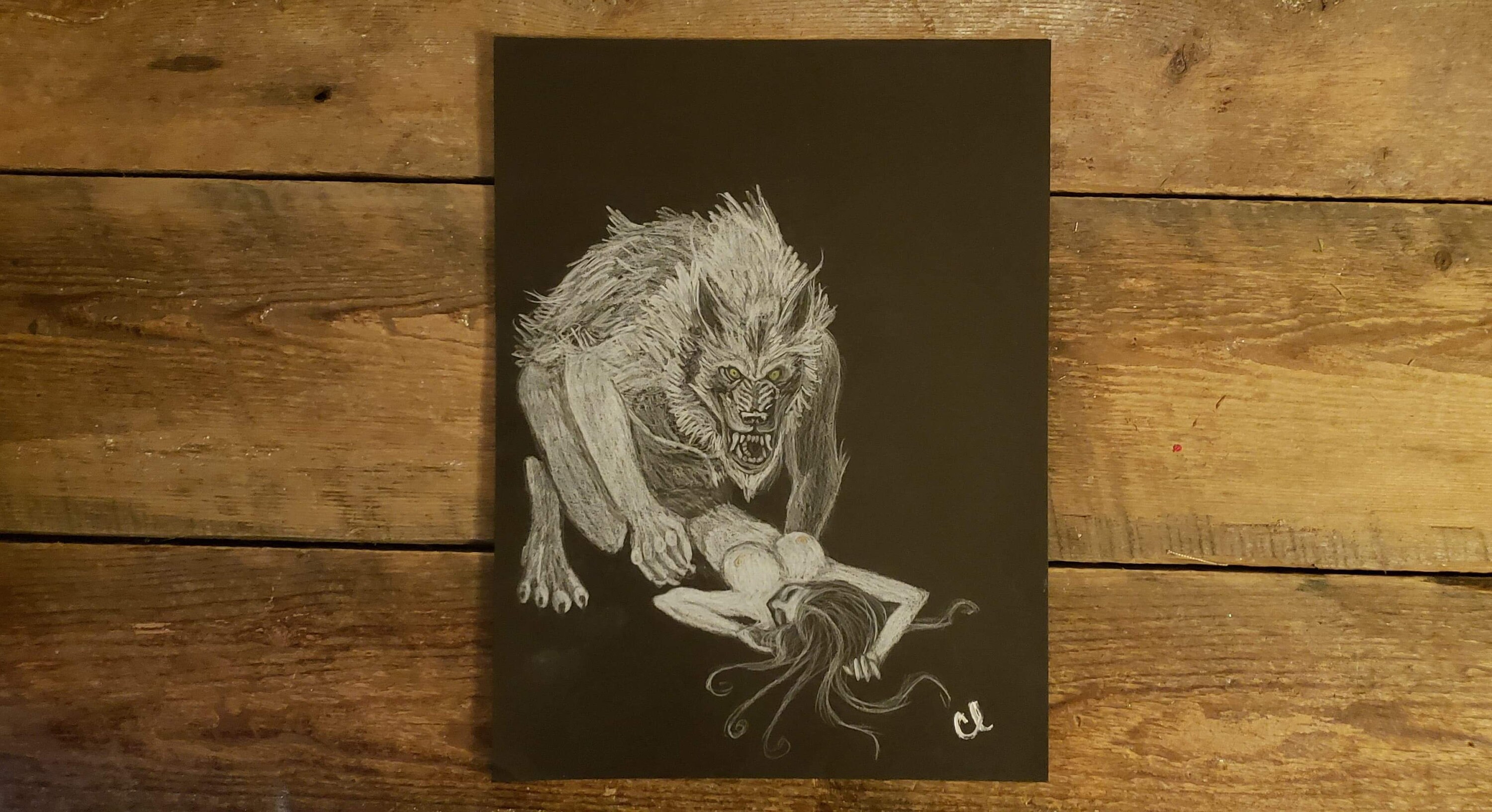 Werewolf art | Etsy
