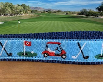 Preppy Pink and Green Golf Cart Key Fob - Etsy