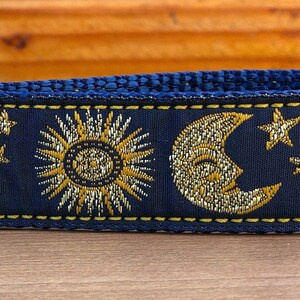 Sun and Moon Key Fob, With Brass Plated Hardware - Etsy