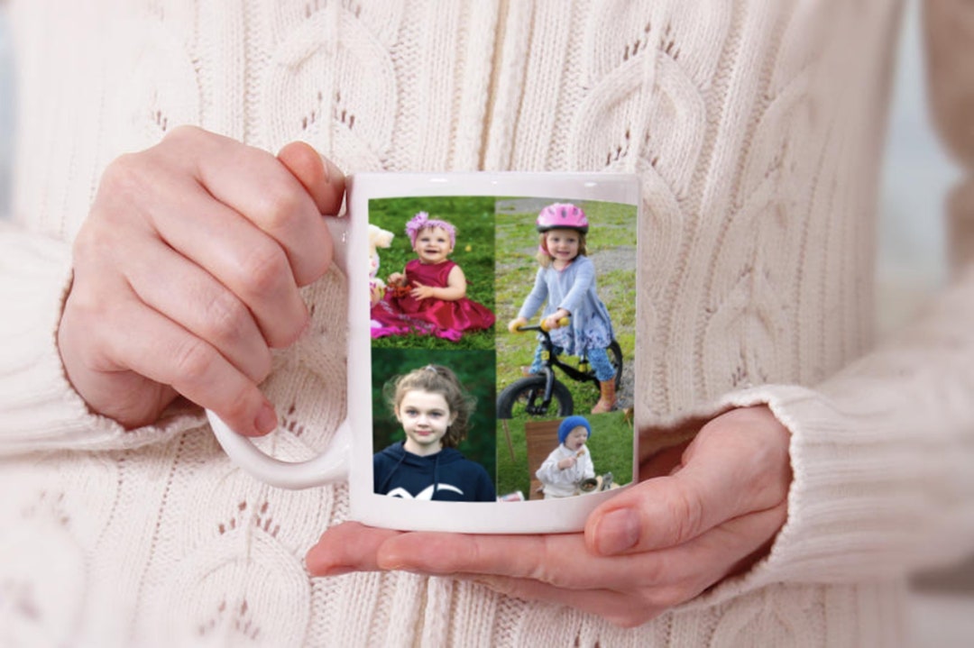 Photograph Collage Mug, Photo Collection Mug, Customized, Personalized ...
