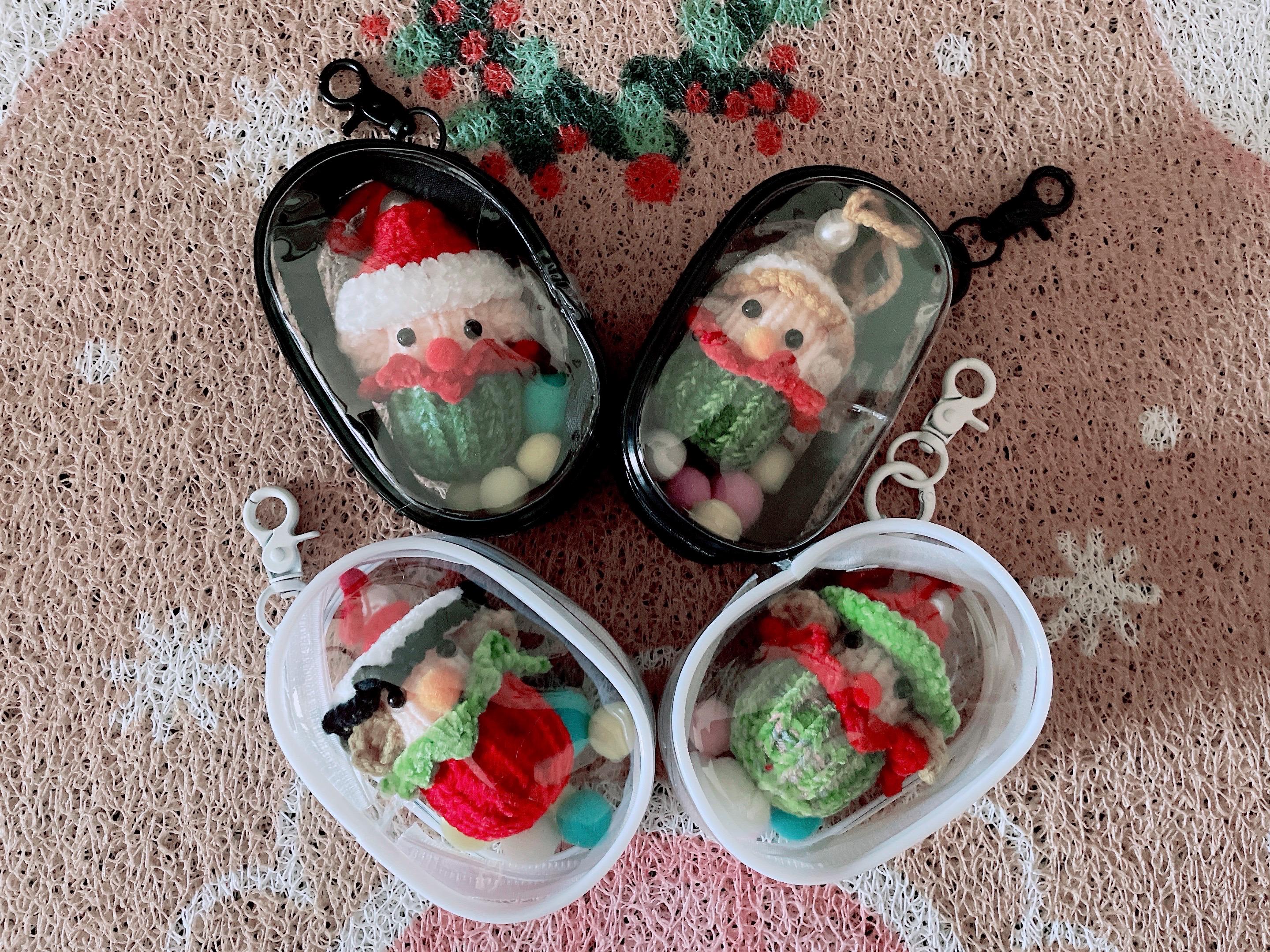 Loom Knit Elf Tag, Crochet Elf Keyring, Elf Keychain, Pouch Elf, Tote ...