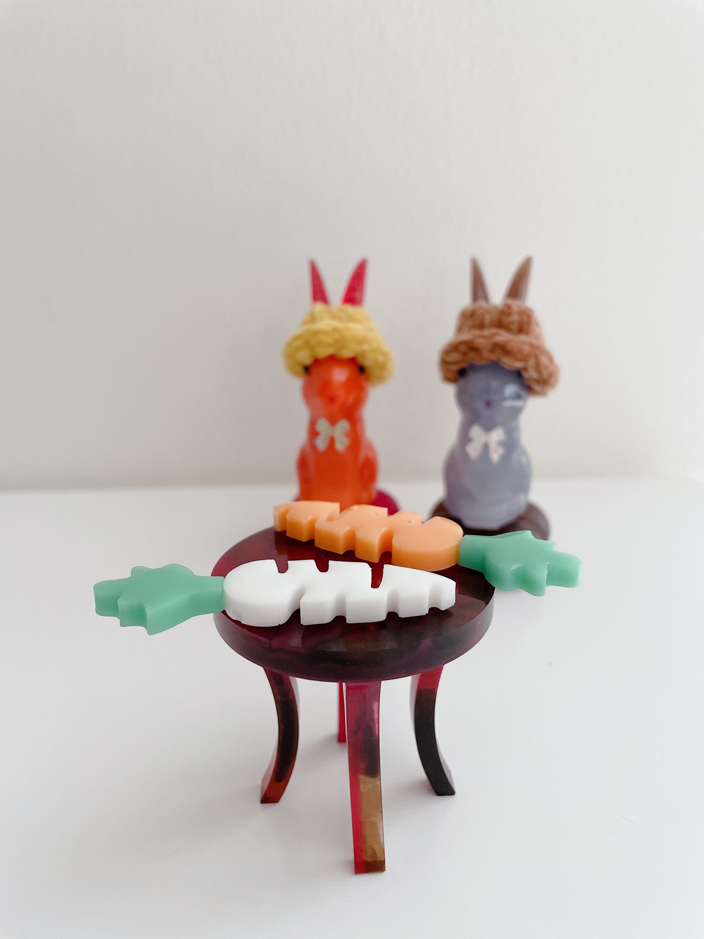 Tea Time Bunny High Tea Rabbit Resin Bunny Resin Rabbit - Etsy