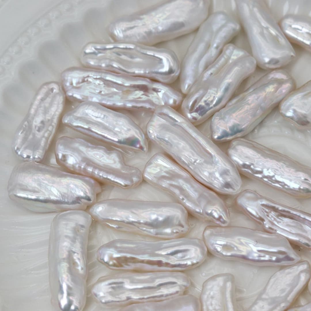 820mm Natural Irregular Shaped Baroque Petal Pearl Beads Without Hole ...