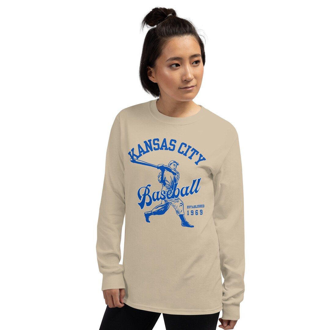 Kansas City Baseball Retro Est 1969 Royals Unisex Long Sleeve Shirt - Etsy