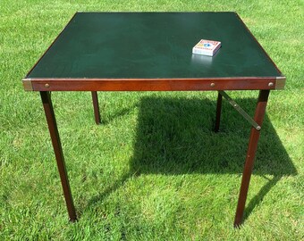 Mid Century Card Table - Etsy