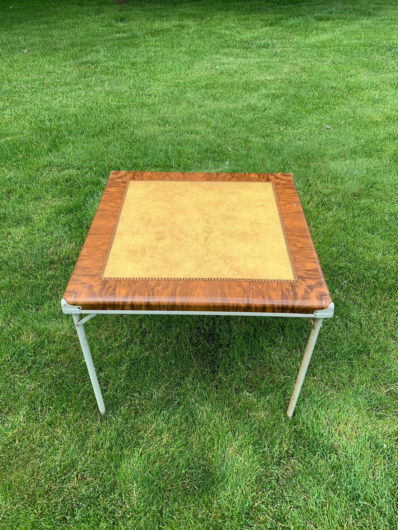 Vintage Folding Card Table-the Durham Line Table Number - Etsy