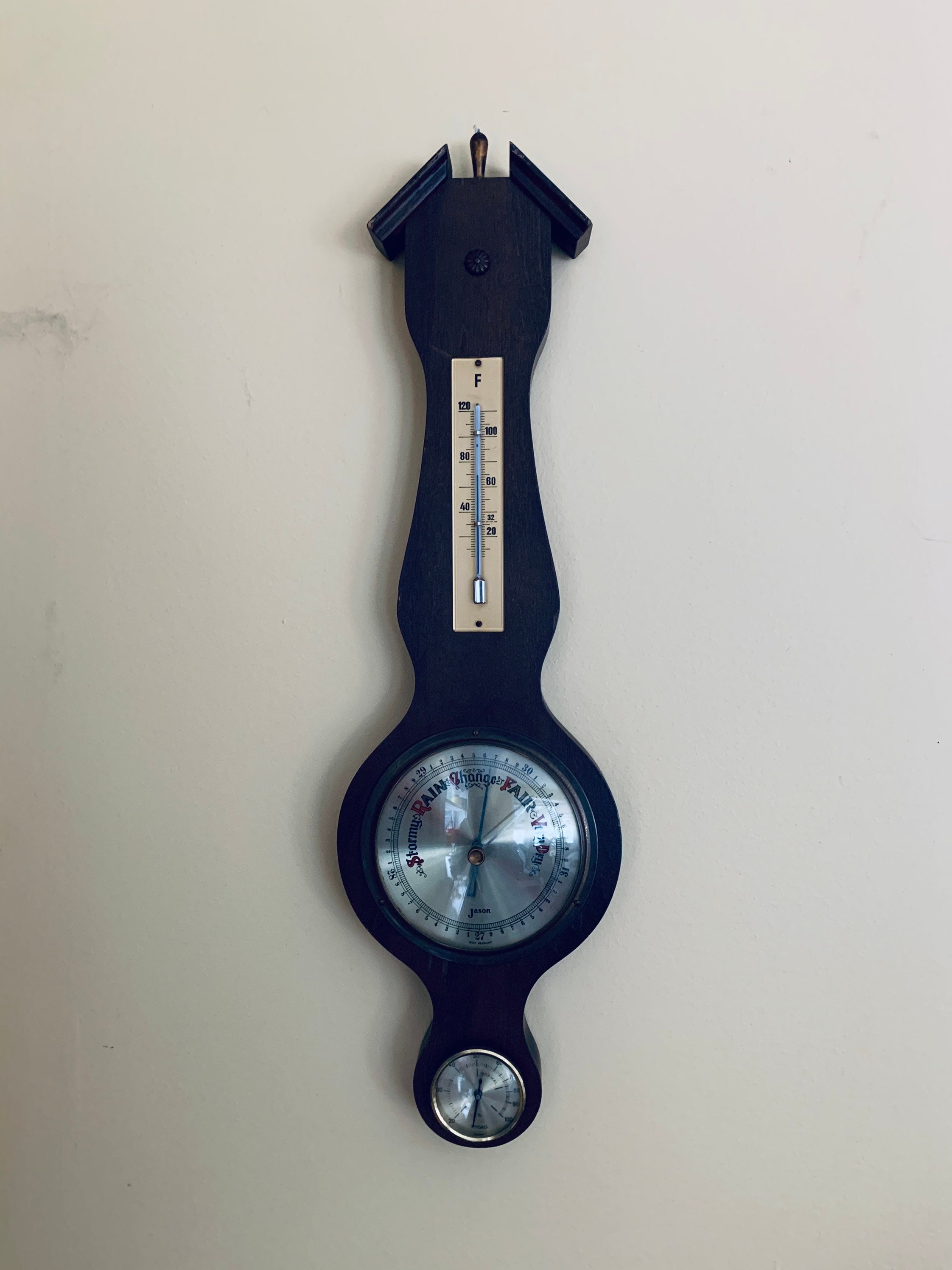 Vintage Jason Empire Barometer Vintage Barometer Vintage | Etsy