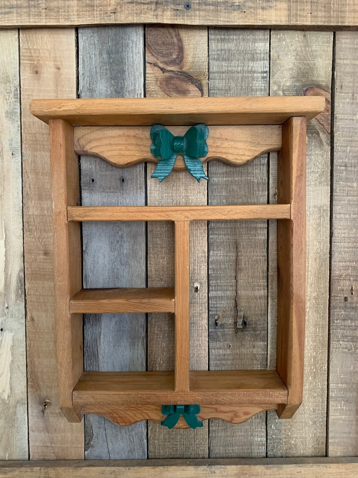 Antique Wood Shadow Box-Mid Century Curio Box-Shadow | Etsy