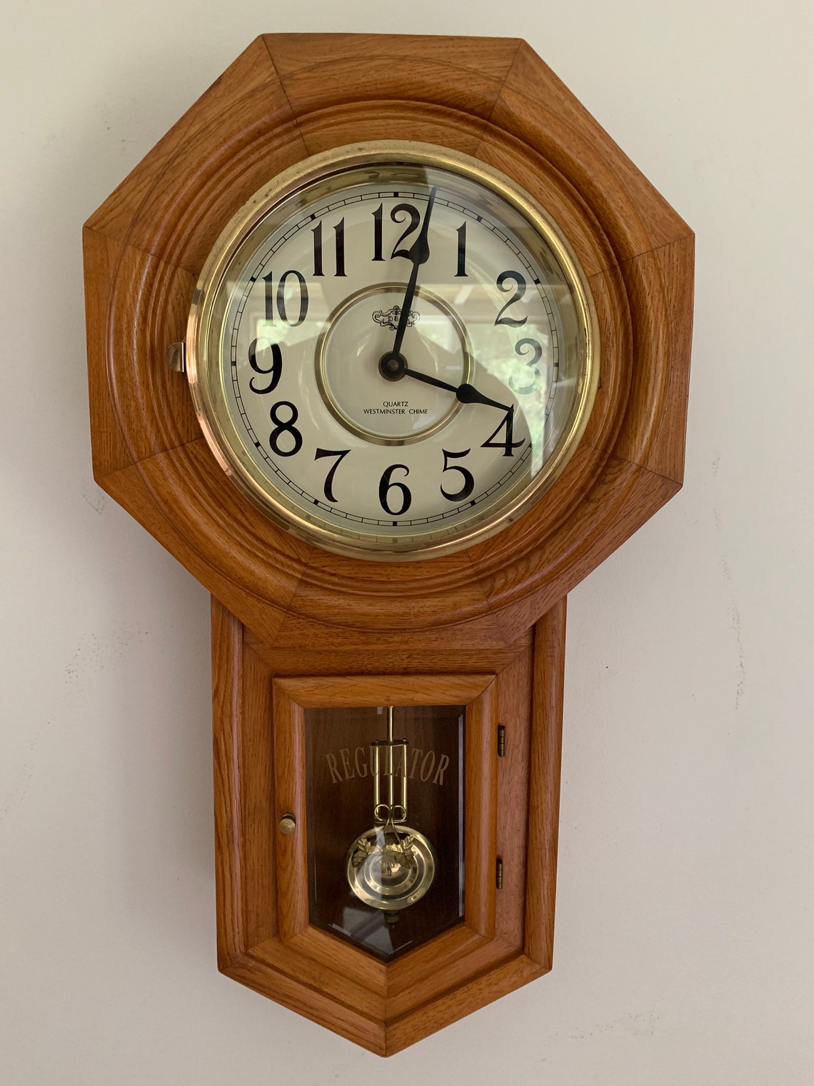 Vintage Regulator Clock-D & A Quartz Westminster Chime-Working | Etsy