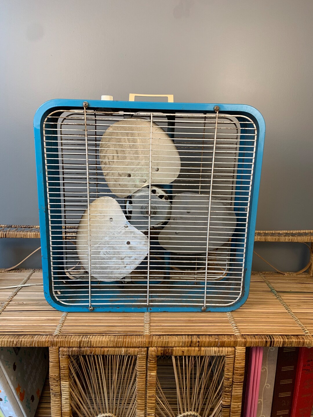 Vintage 50s Bradford Box Fan-cleaned & Works-3 Speed-mid - Etsy