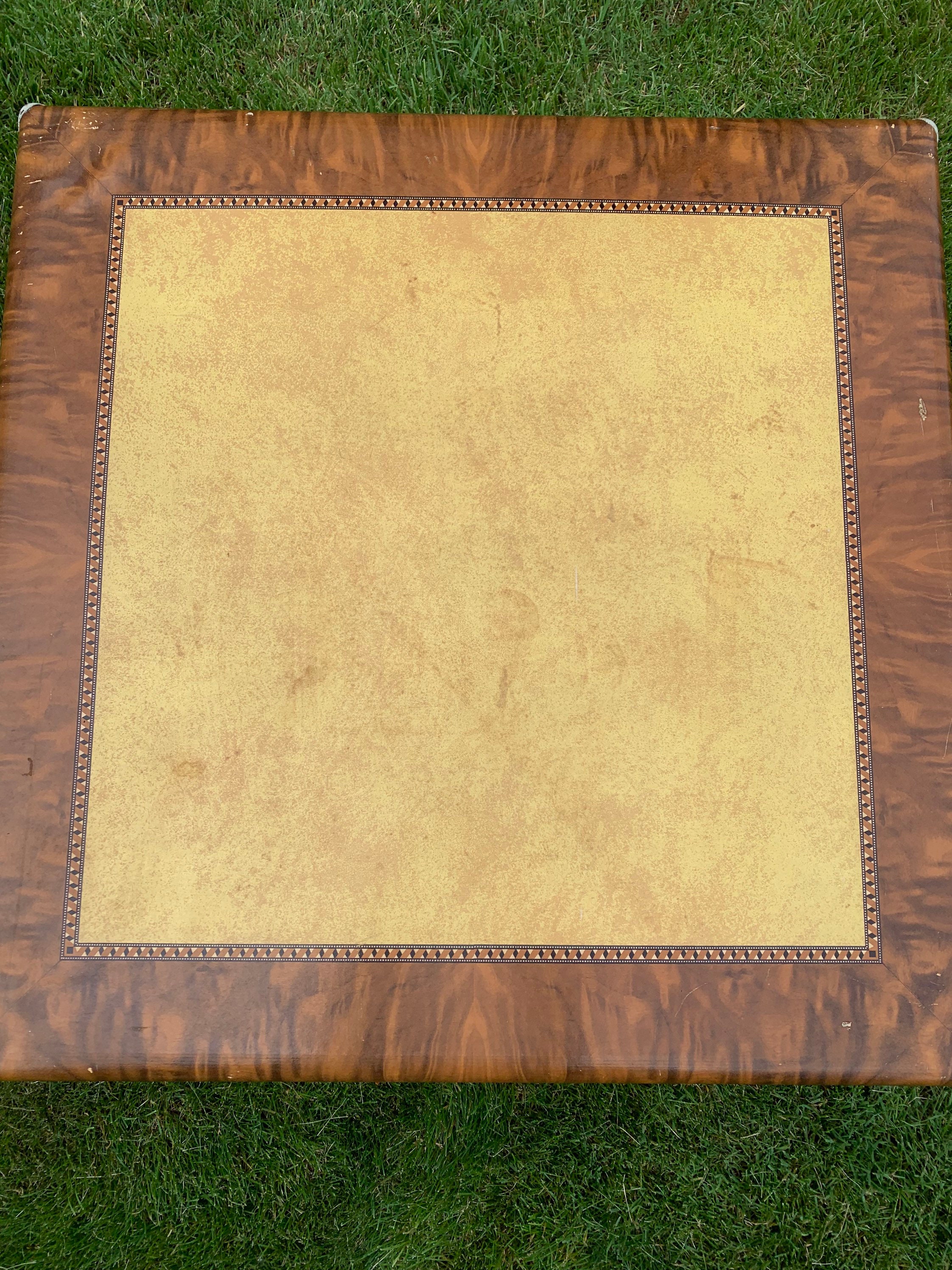 Vintage Folding Card Table-the Durham Line Table Number - Etsy Canada