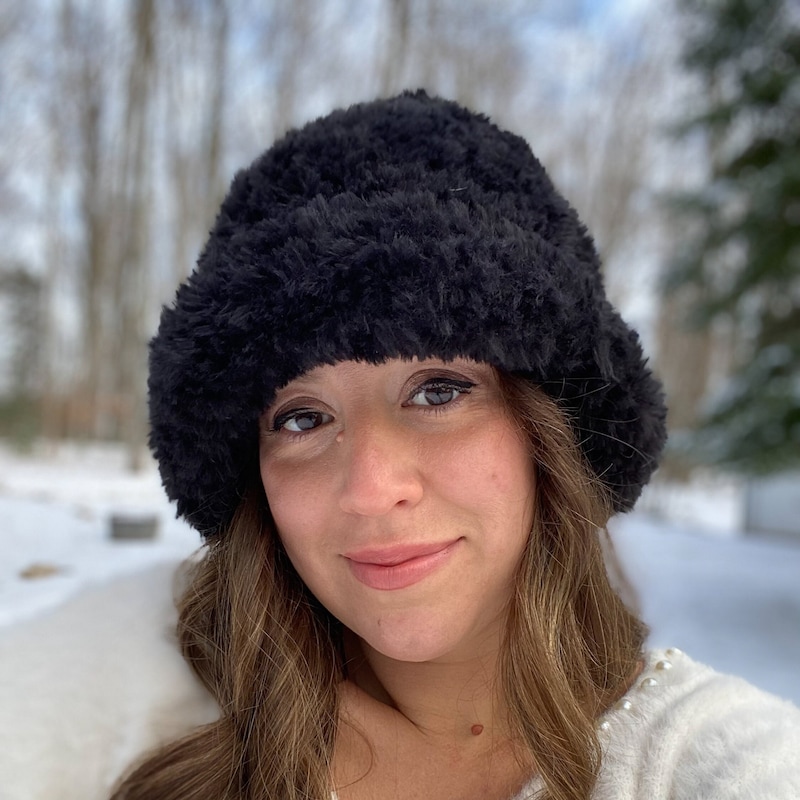 Faux Fur Knit Hat Pattern - Etsy