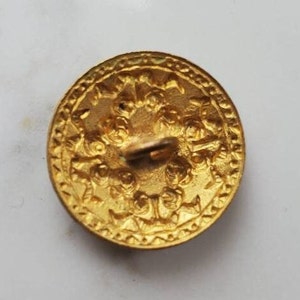 Antique Button Gold Vintage Edwardian Button Vintage Button Gilt Button ...