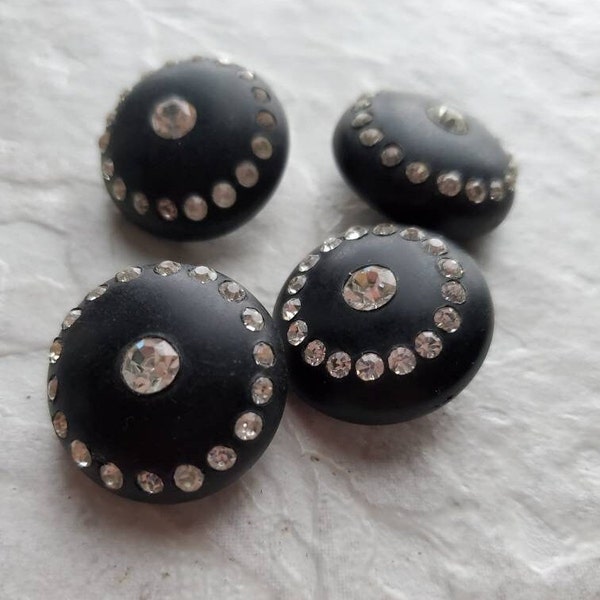 Rhinestone Buttons - Etsy