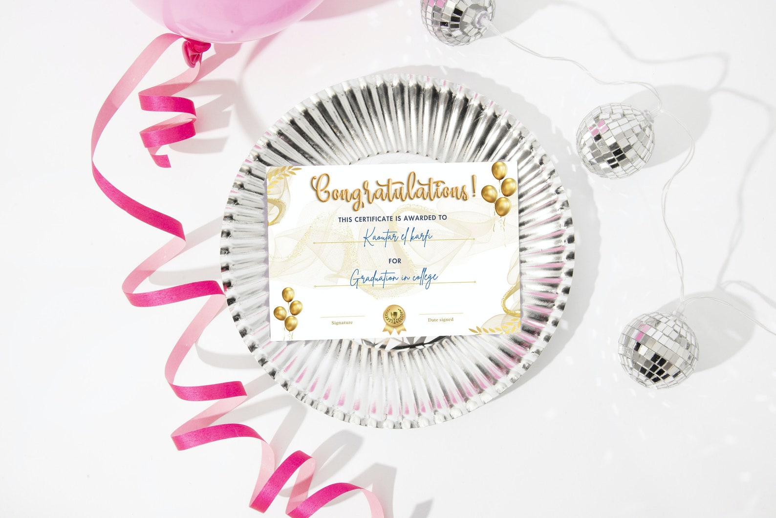 Blank Award Certificate, Certificate of Achievement, Congratulation ...