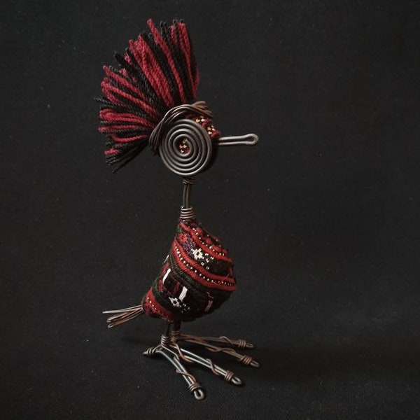 Wire Bird Sculpture - Etsy