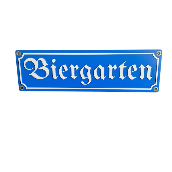 Biergarten Sign - Etsy
