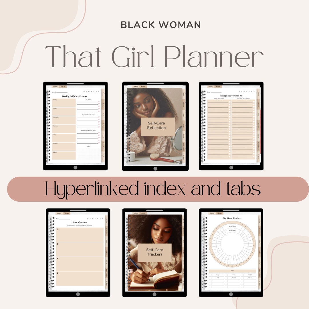 Black Girl Planner That Girl Planner Black Girl Life Planner Beauty ...
