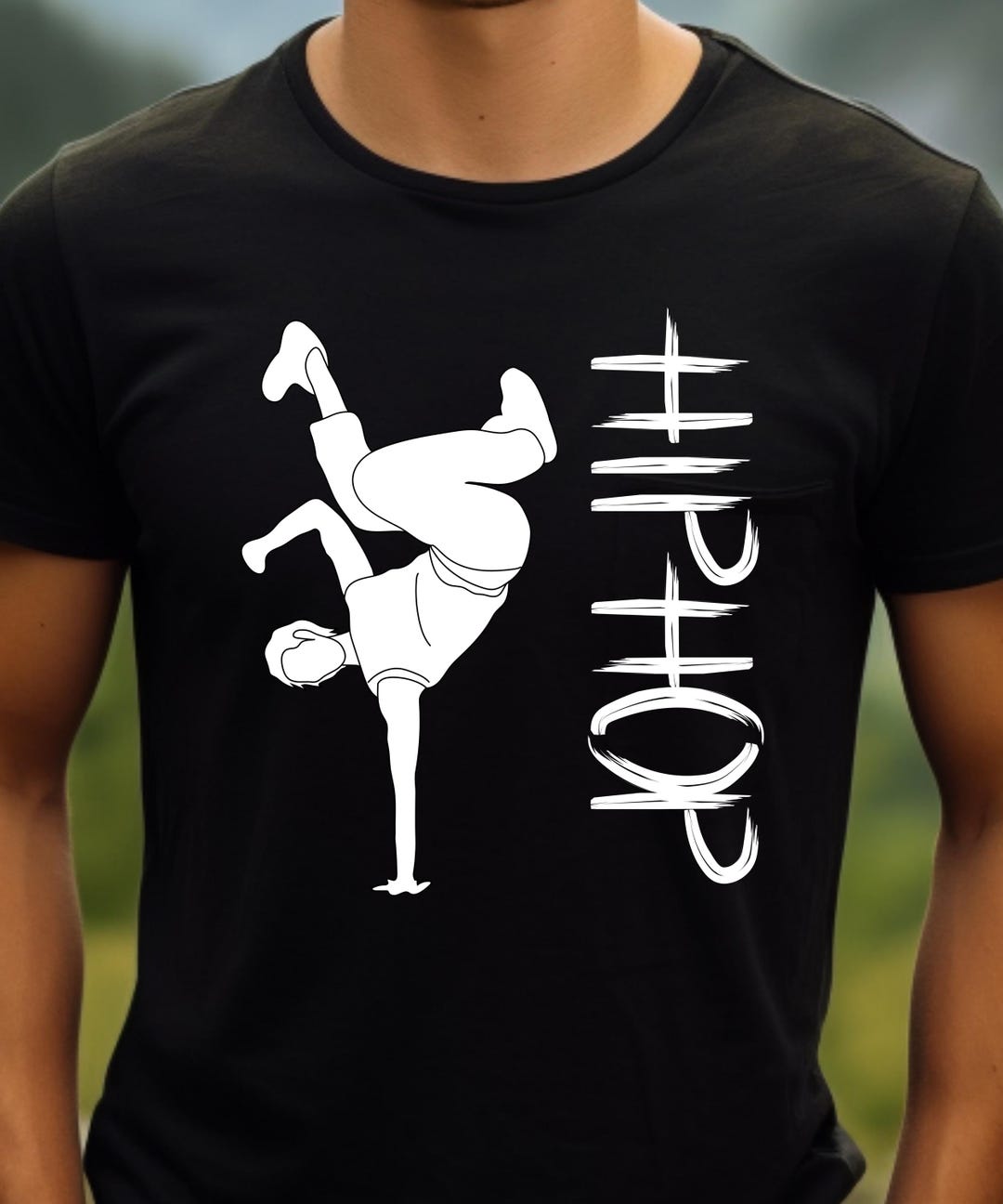 Hiphop Dance T-shirt, Rapper Musician, Rap Dancer, Hiphop Dance Figure, Rap Enthusiast Djing ...