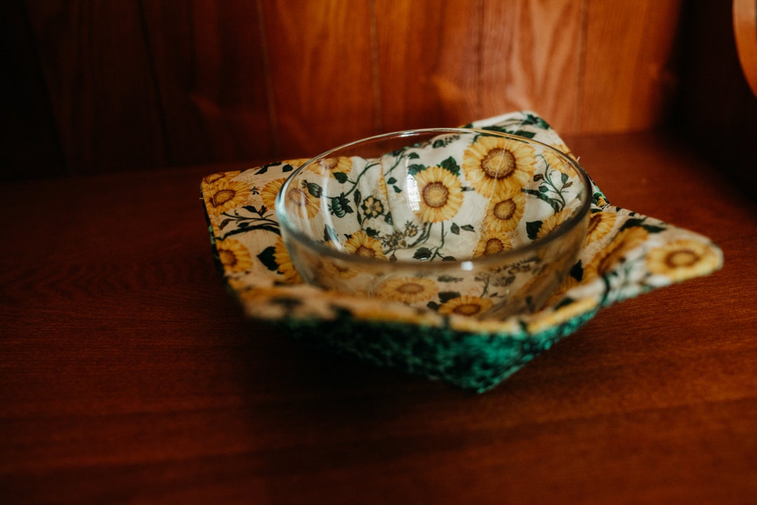 Sunflowers Bowl Cozy - Etsy