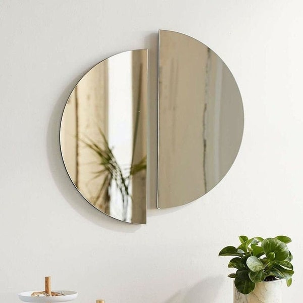 Half Circle Mirror - Etsy