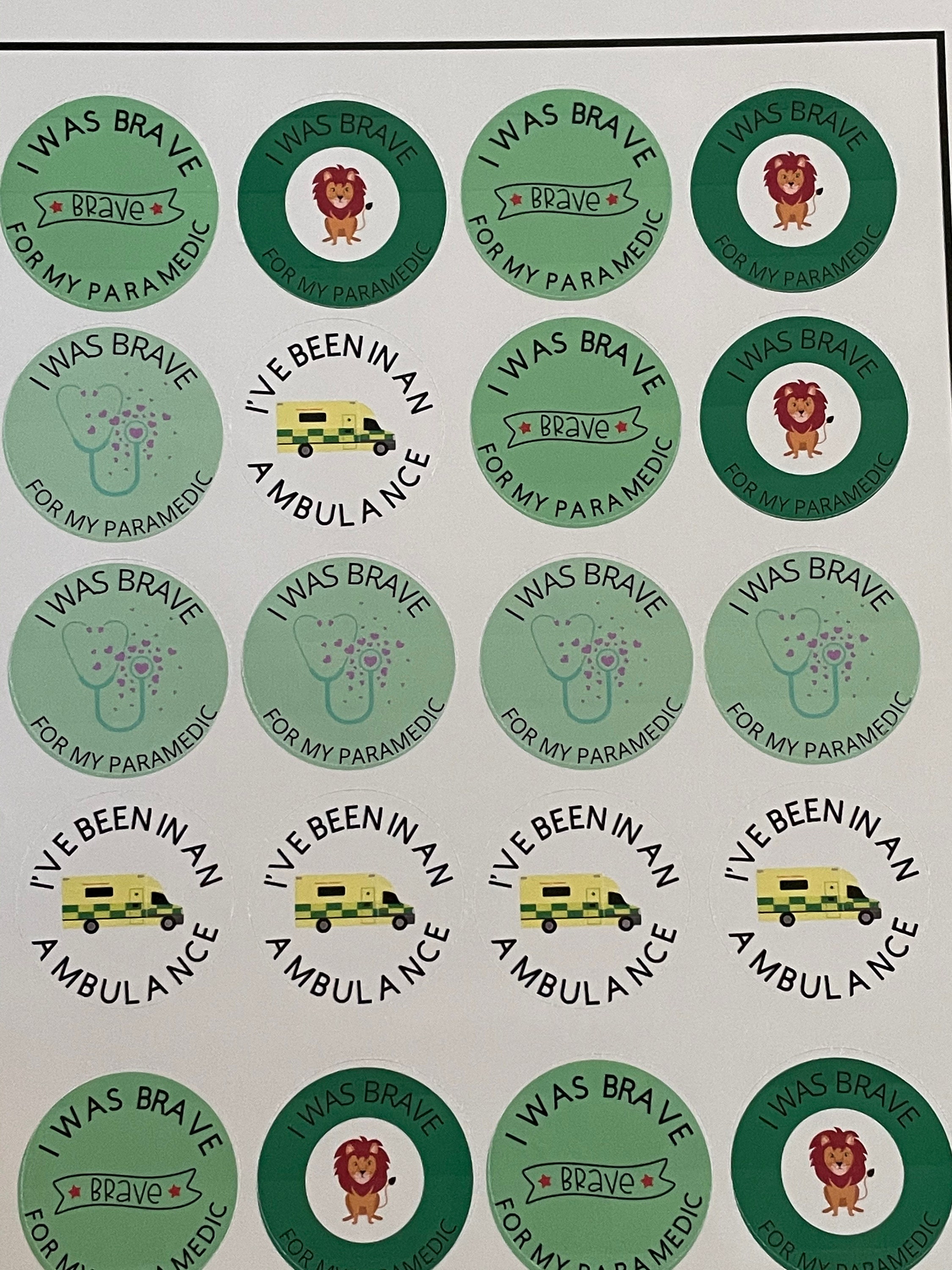 Handmade I’ve Been Brave Stickers for Paramedics/student Paramedics ...