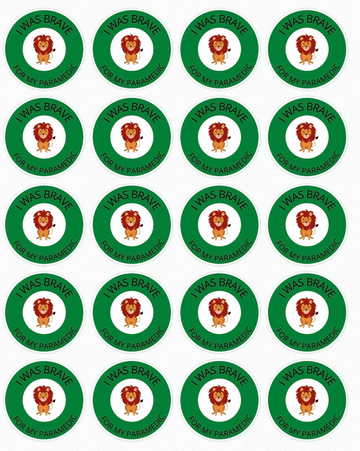 Handmade I’ve Been Brave Stickers for Paramedics/student Paramedics ...