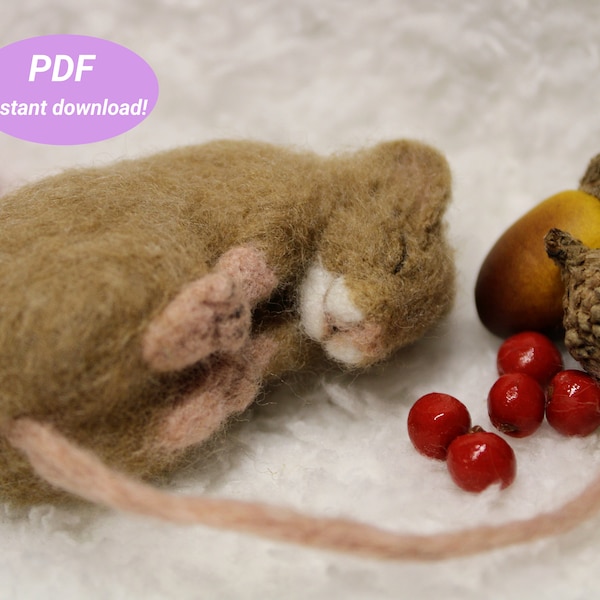Needle Felted Mouse - Etsy