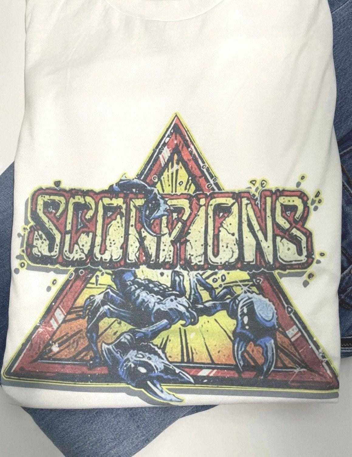 Vintage Scorpions T - Etsy Vintage Scorpions T - Etsy