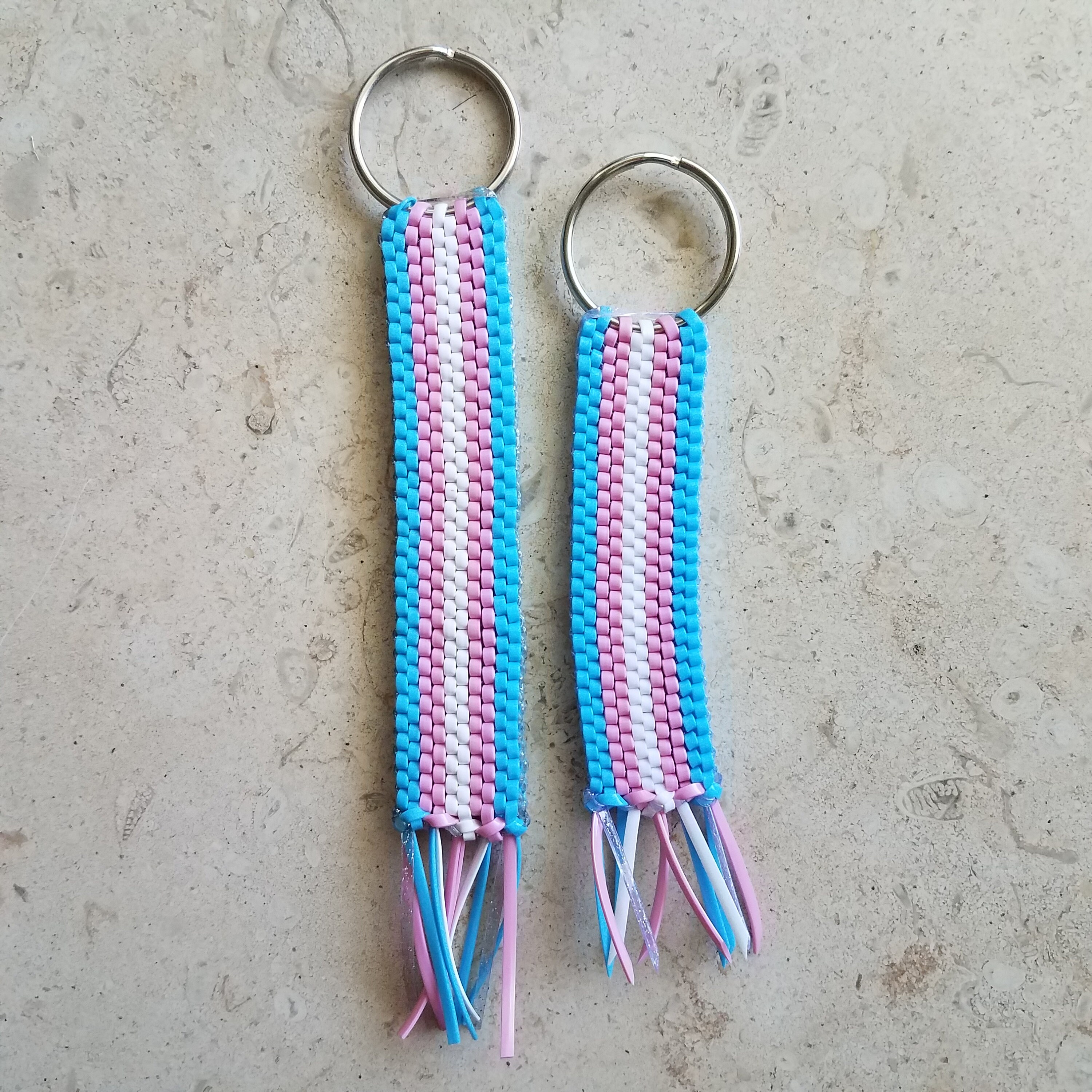 Trans Pride Flag Keychain - Etsy