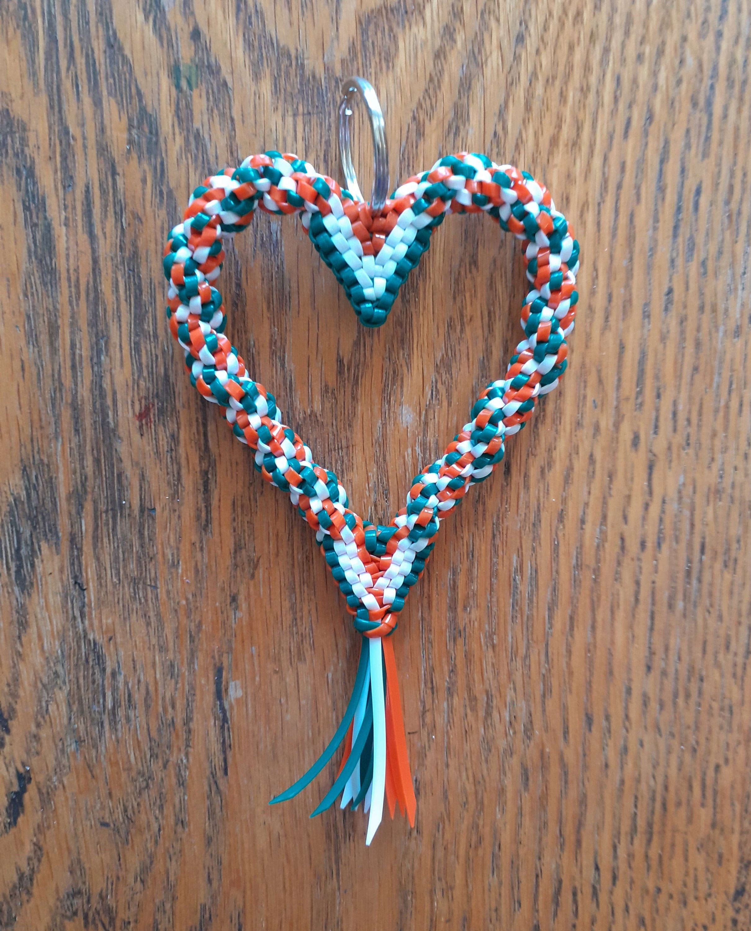 Irish Flag-themed Heart Keychain - Etsy