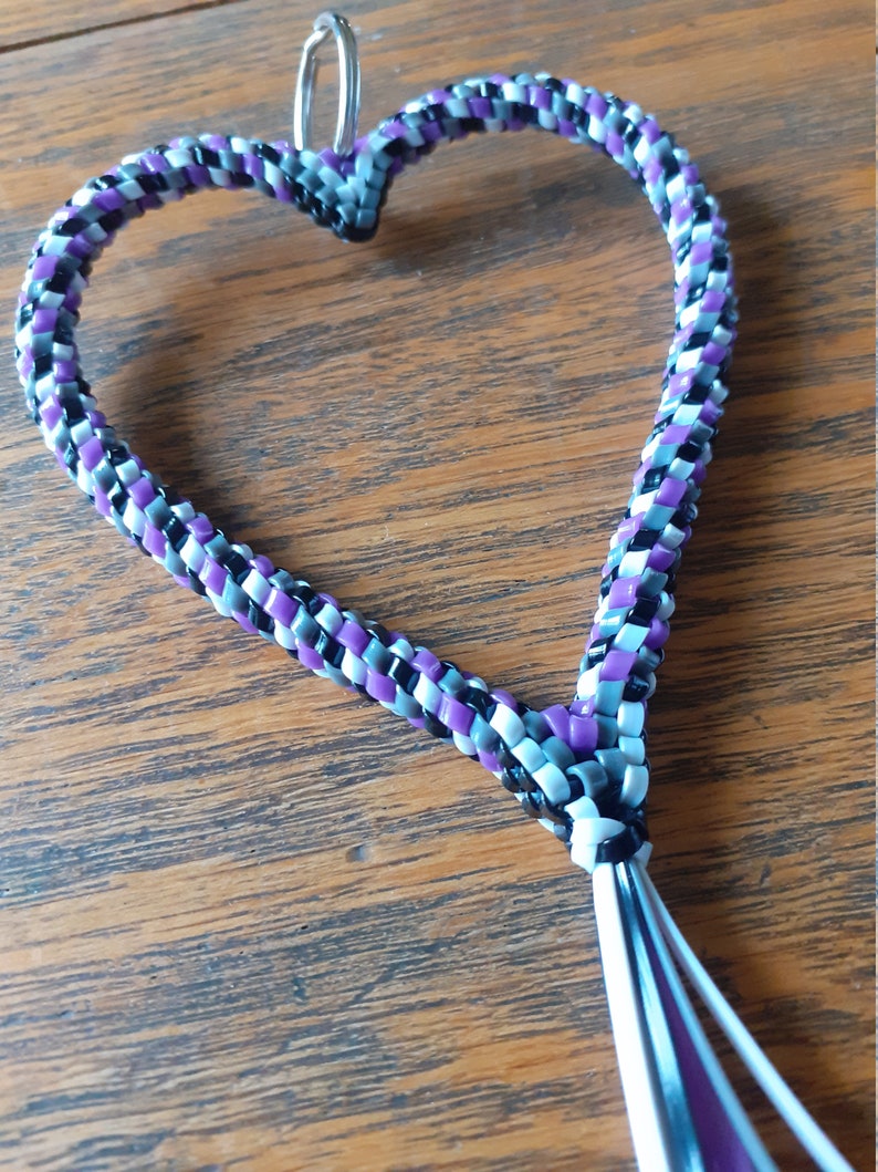 ACE Pride Heart Keychains - Etsy