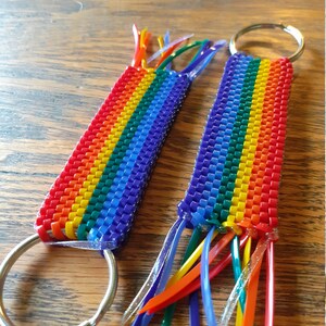 LGBTQ Pride Flag Keychain - Etsy