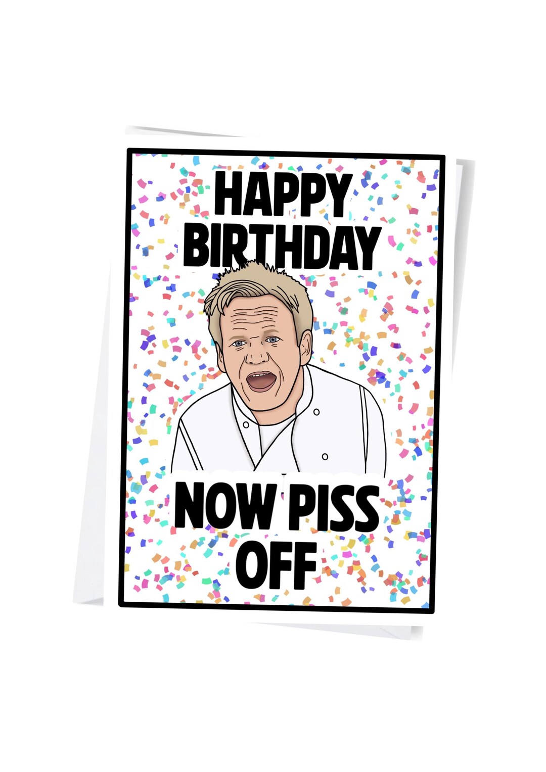 Gordon Ramsay Birthday Card | Digital Download | A5 - Etsy