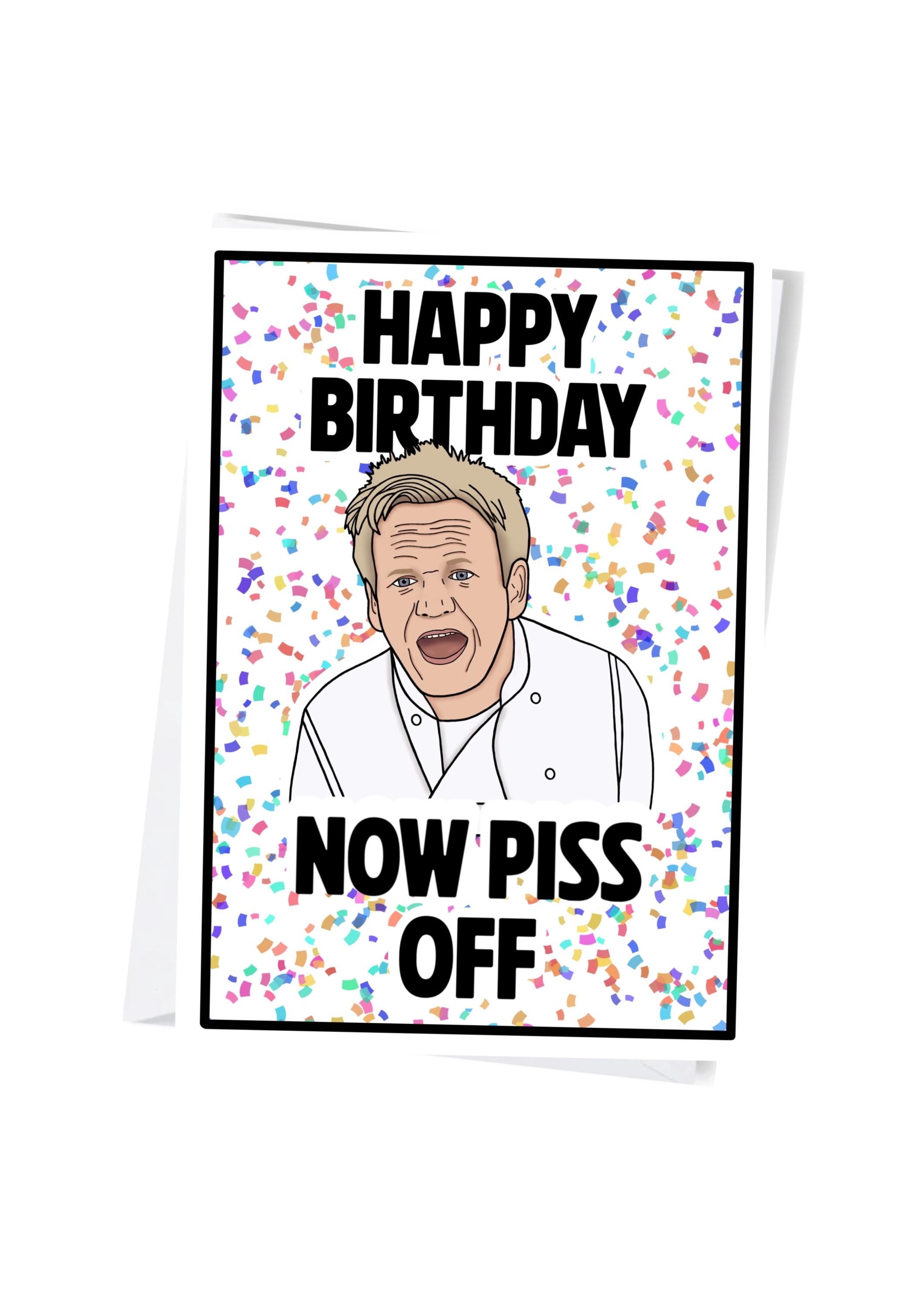 Gordon Ramsay Birthday Card | Digital Download | A5 - Etsy