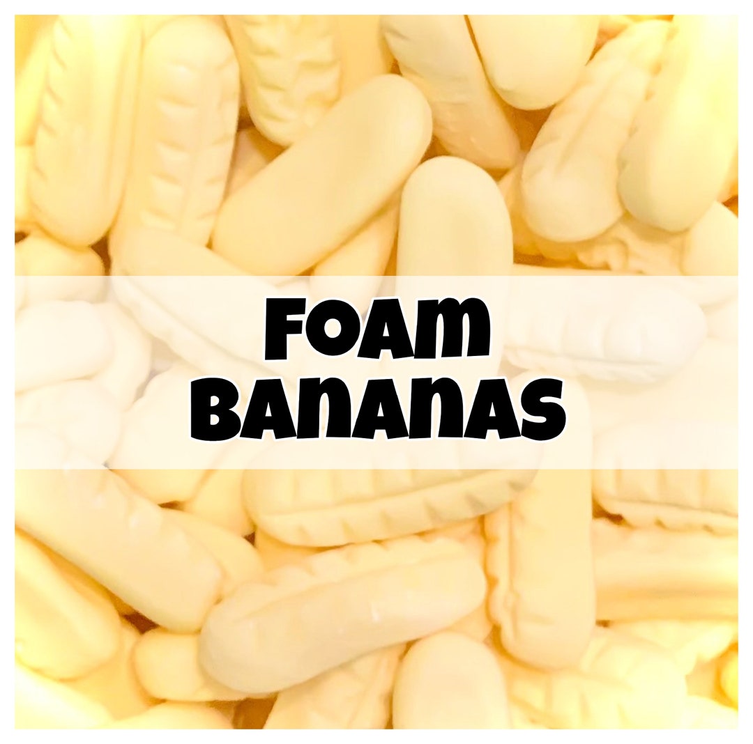 Mini Foam Bananas Sweet Box 1 KG Sweets & Confectionery - Etsy