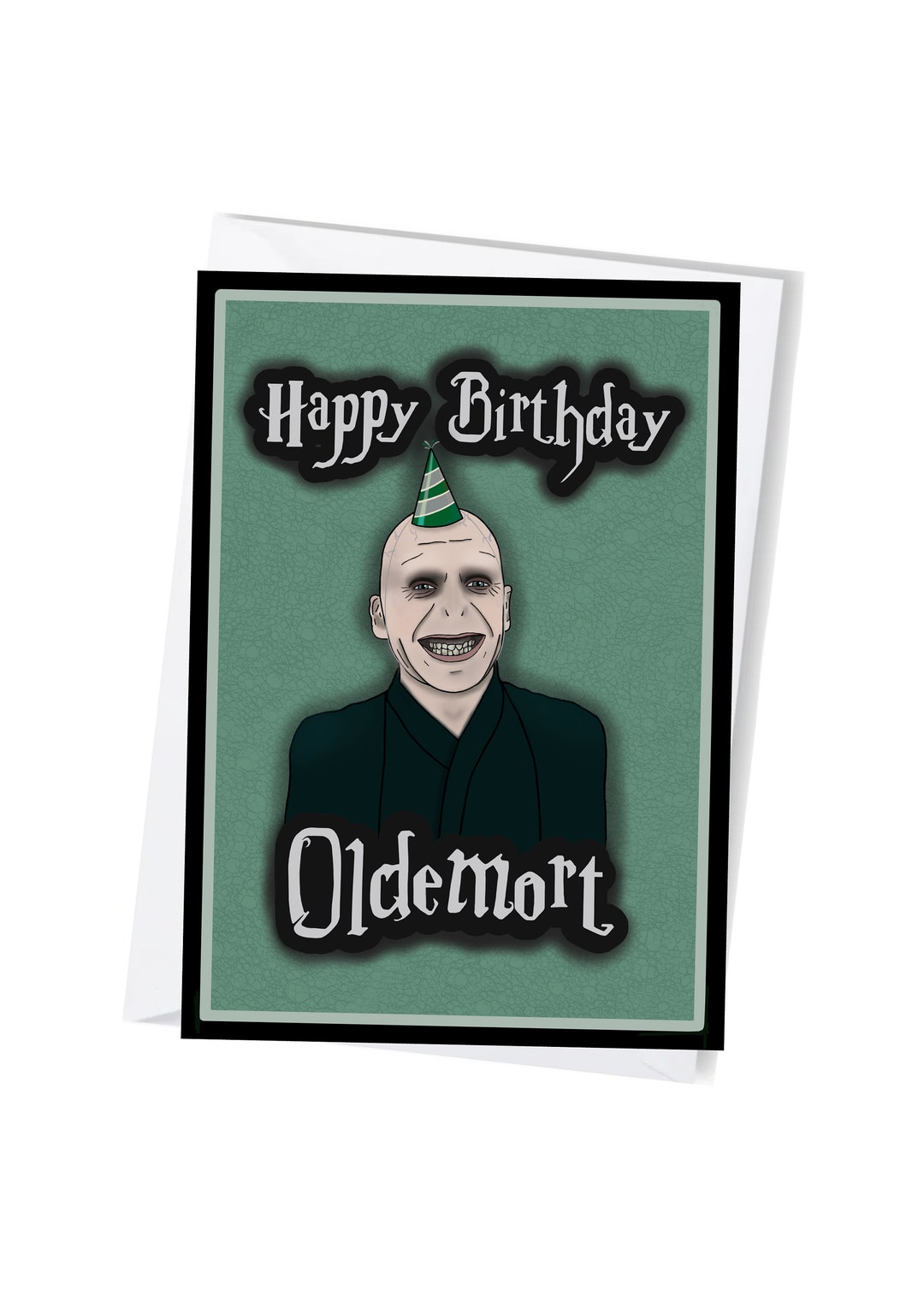 Voldemort 'oldemort' Happy Birthday Card | Digital Download | A5 - Etsy