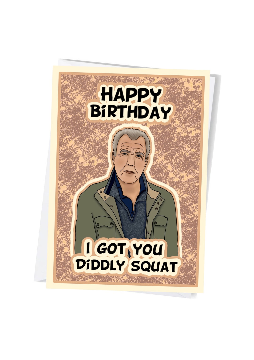 Jeremy Clarkson Diddly Squat Birthday Card | Digital Download | A5 - Etsy