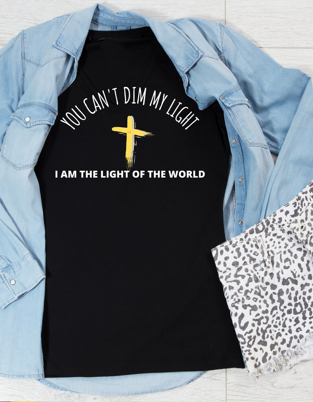You Can't Dim My Light! Inspired by Matthew 5:14 - Etsy