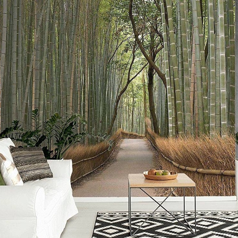 Bamboo Wall Decal - Etsy