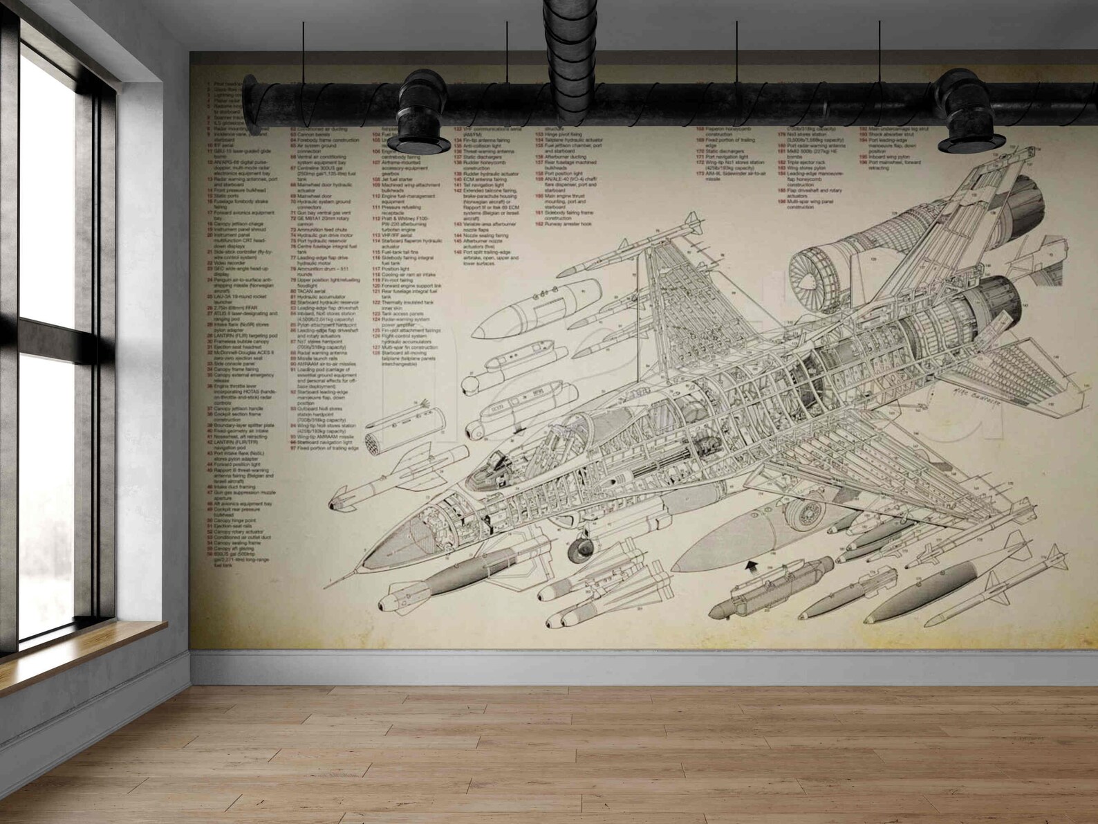 Photo Wallpaper Airplane Wall Mural Aviation Wall Paper Decor Peel and ...