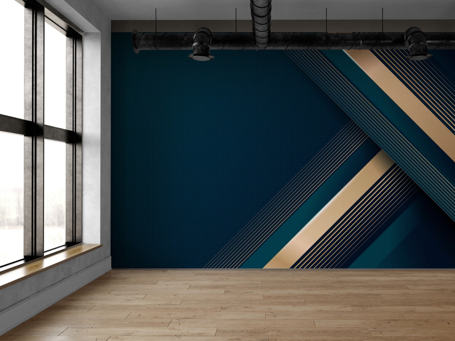 Realistic 3D Wall Paper 3D Wall Mural Custom Non Woven Vinyl | Etsy