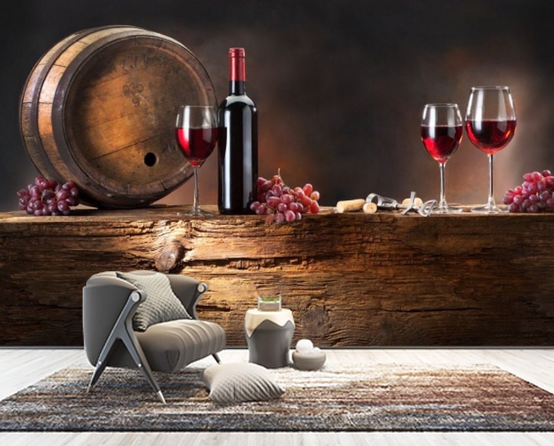 Wine Barrel Wallpaper