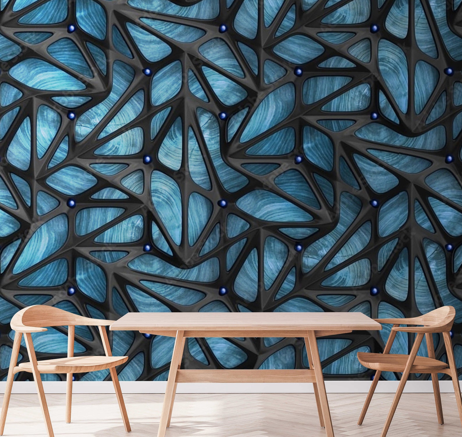 Stylish Wallpaper Mural Modern Wall Paper 3D Wallpaper Vinyl | Etsy