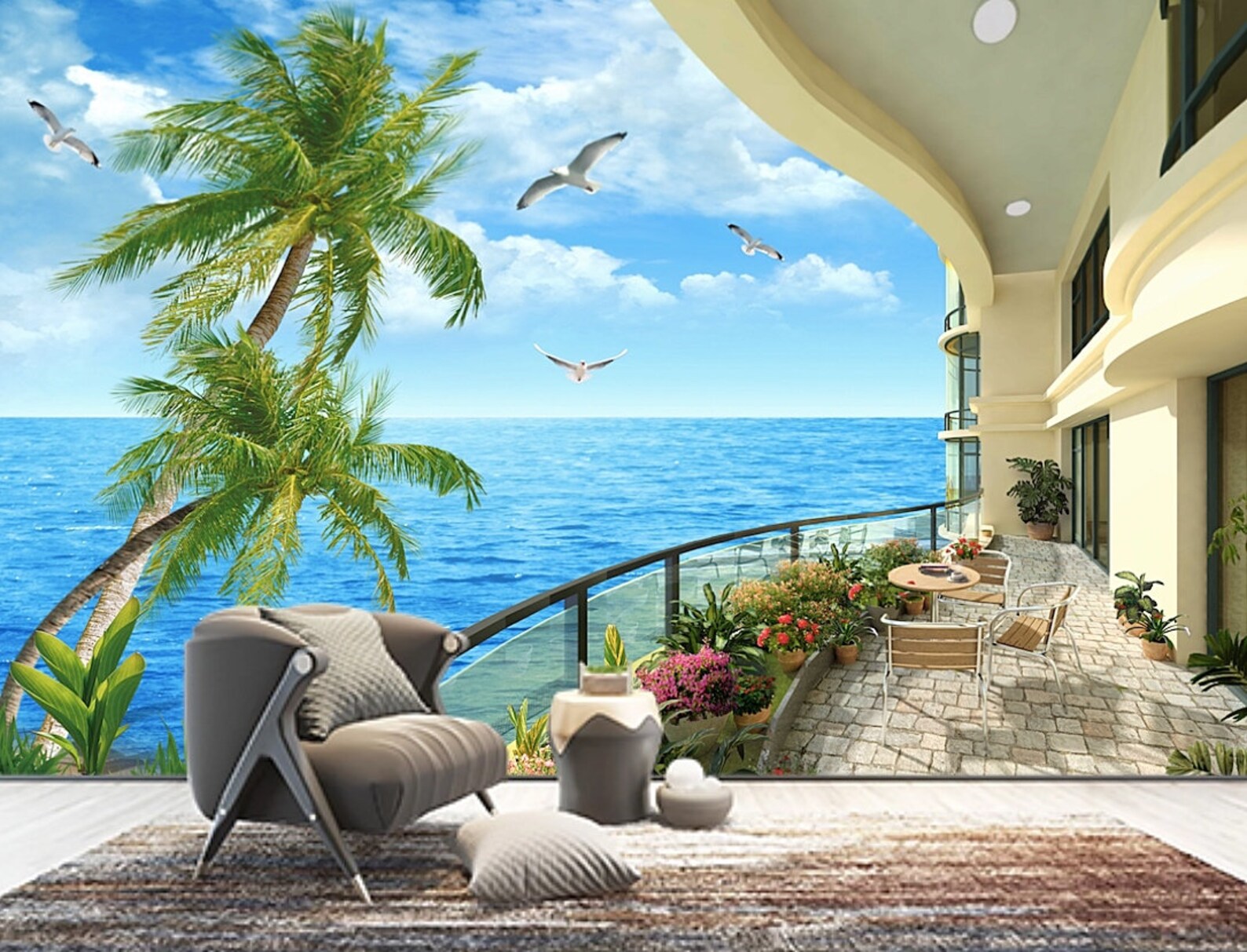 3D Wall Murals Wall Decor Peel and Stick 3D Wallpapers Home | Etsy