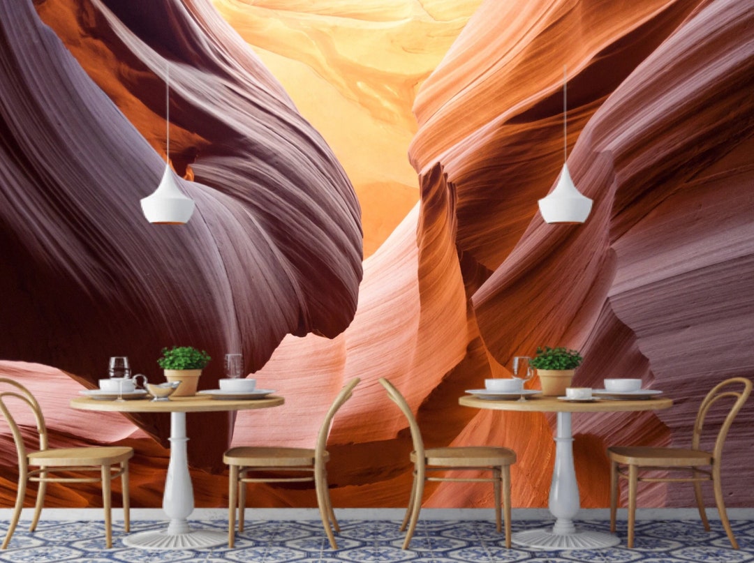 Canyon Antelope Wallpaper for Living Room Walls, Unique Nature Wall ...