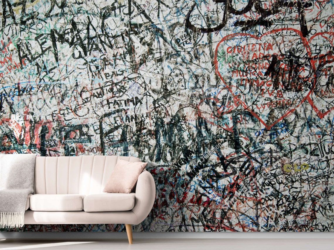 Graffiti Wall Murals Custom Graffiti Wallpaper Art Deco - Etsy
